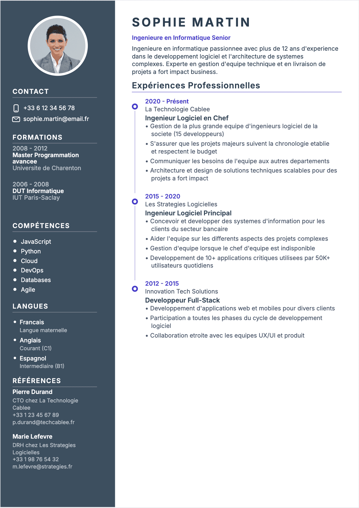 Générateur de CV IA Gratuit | CV ATS en 5 min - CVtoWork