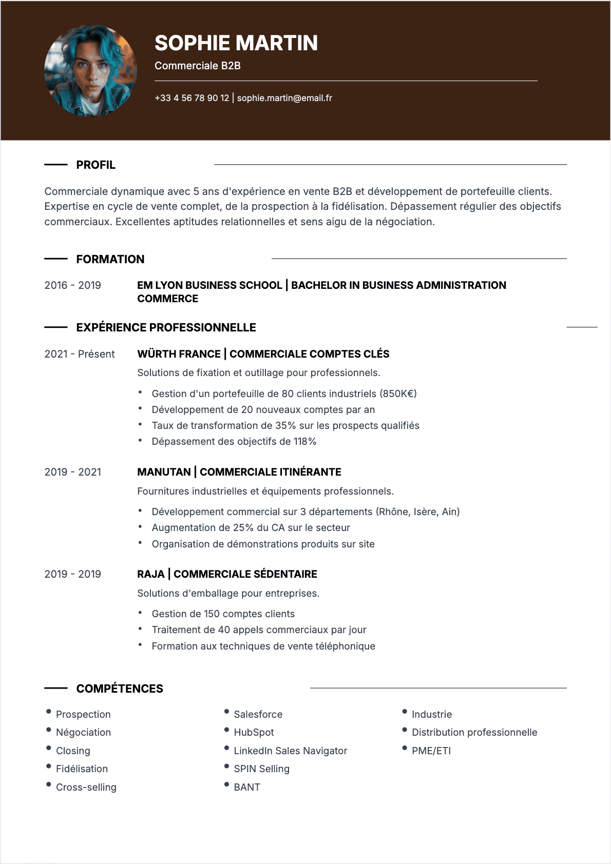 CV Commercial : Exemple et Conseils pour 2026