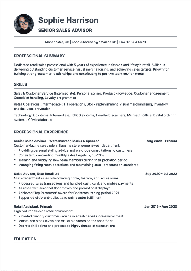 Reverse Chronological Resume: Format, Guide & Examples 2026